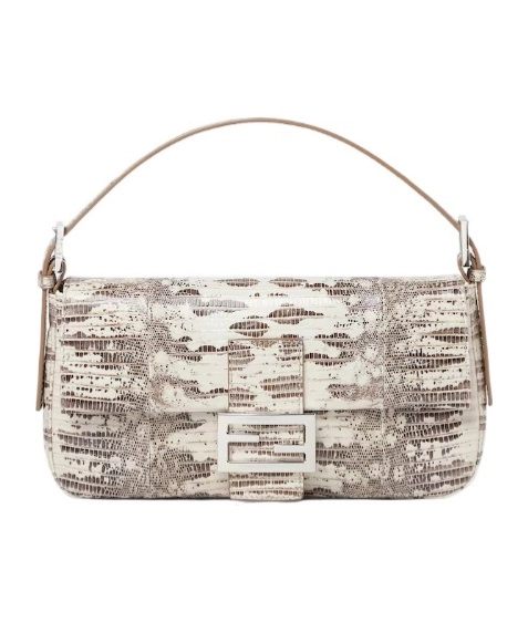 Fendi Baguette 26424 -coloured Lizard-leather Bag