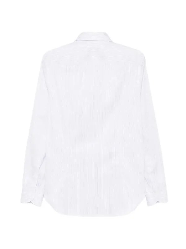 Canali Striped Shirt - White