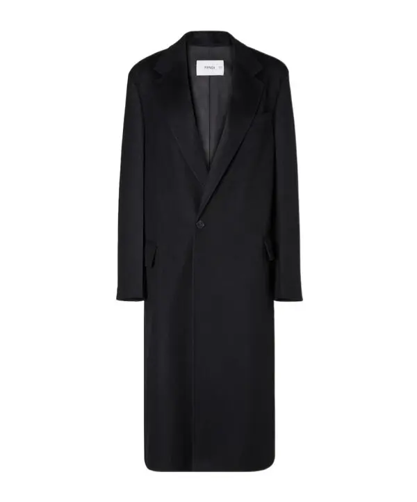 Fendi Cashmere Single-breasted Coat