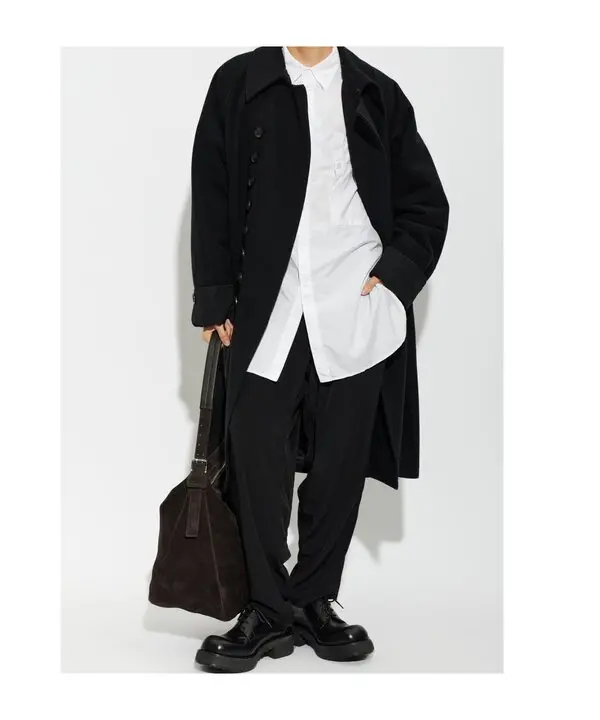 Yohji Yamamoto Double Stitch Elastic Waist Trousers