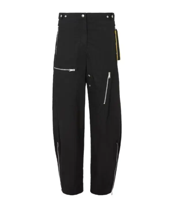 Fendi Parachute Canvas Trousers - Black