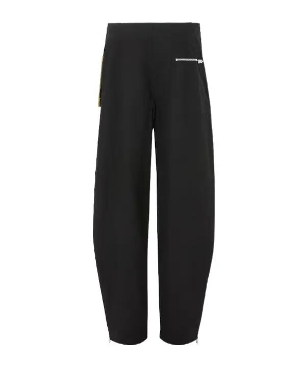 Fendi Parachute Canvas Trousers - Black