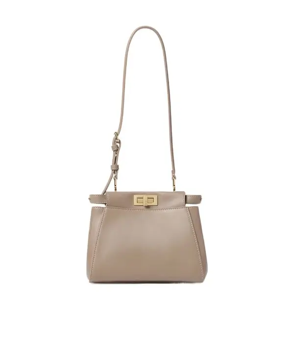 Fendi My Peekaboo Xs Dove Leather Bag - Grey