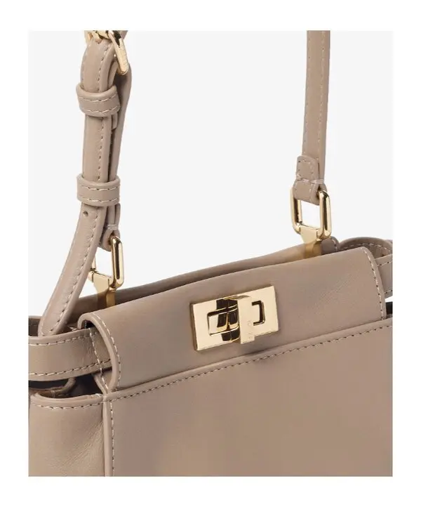 Fendi My Peekaboo Xs Dove Leather Bag