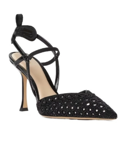 Fendi Organza High-heeled Slingback Pumps