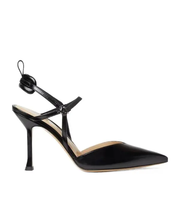 Fendi Very Colibri Leather High-heeled Slingbacks
