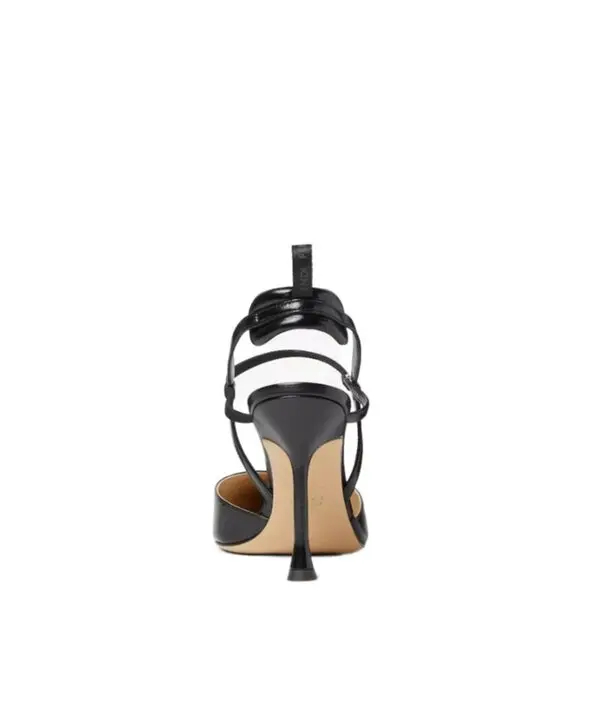 Fendi Very Colibri Leather High-heeled Slingbacks