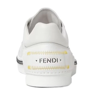 Fendi Leather Low-top Trainers - White