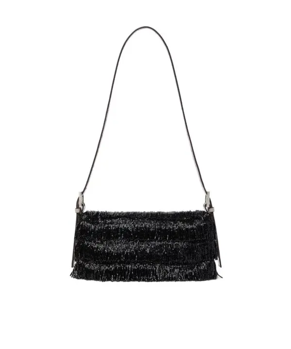 Fendi Baguette 26424 Re Edition Bag With Bead Fringes