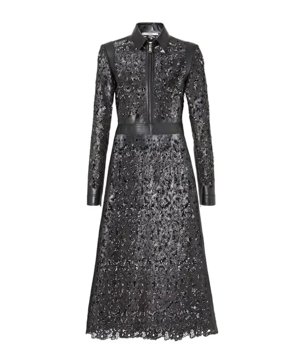 Fendi Macrame Leather Dress