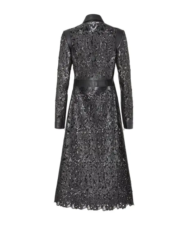 Fendi Macrame Leather Dress