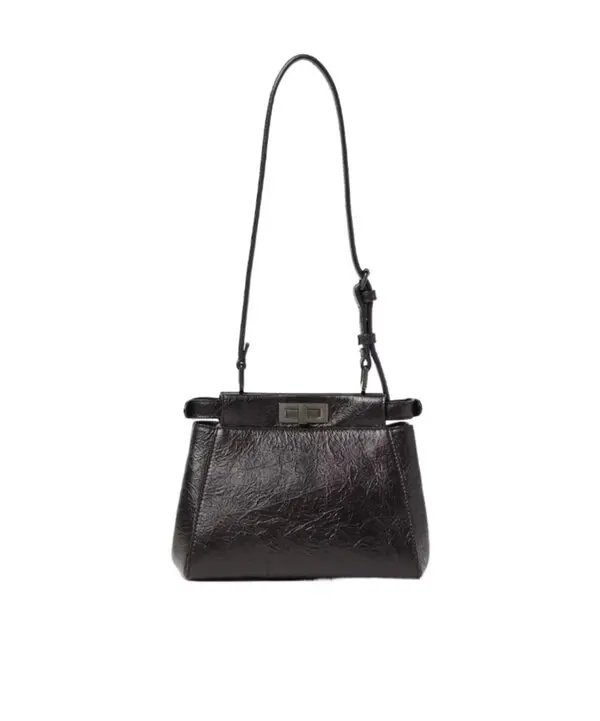 Fendi Crackled Leather Bag