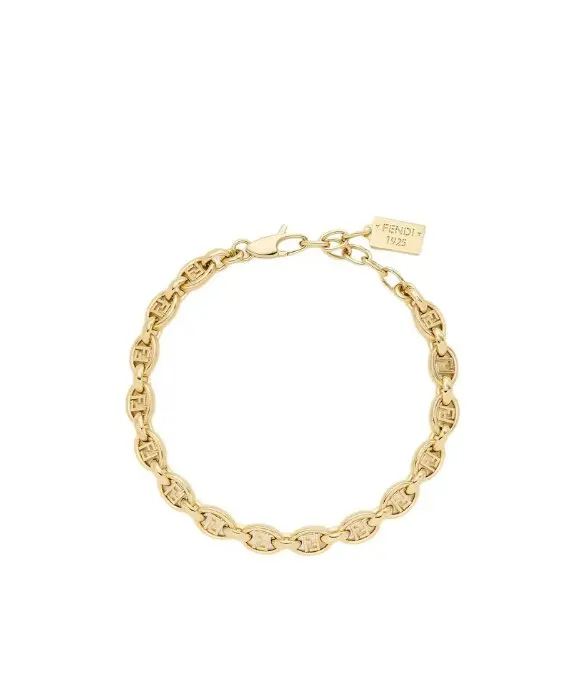 Fendi Orbit Chain Bracelet - Gold