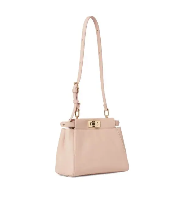 Fendi My Peekaboo Xs Beige Leather Bag