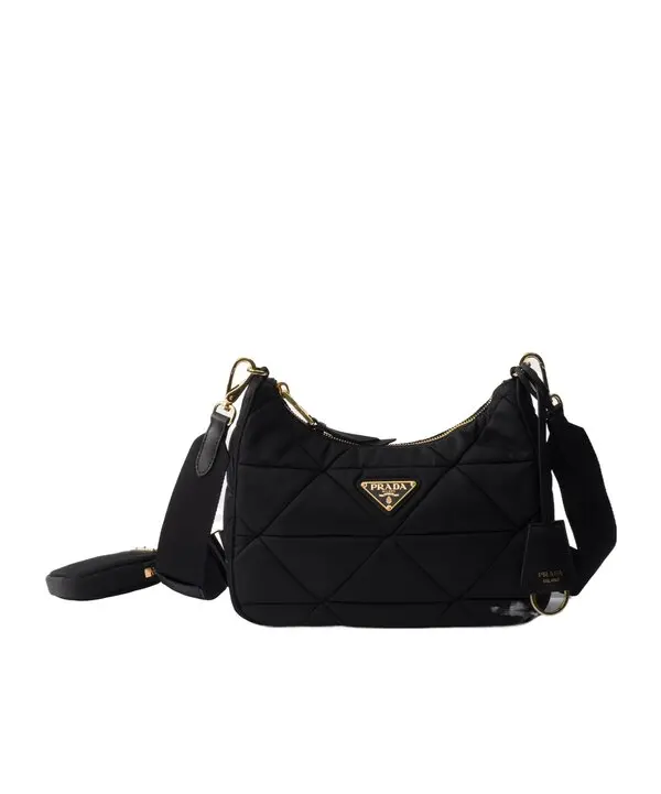 Prada Quilted Re-nylon Shoulder Bag