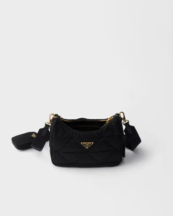 Prada Quilted Re-nylon Shoulder Bag