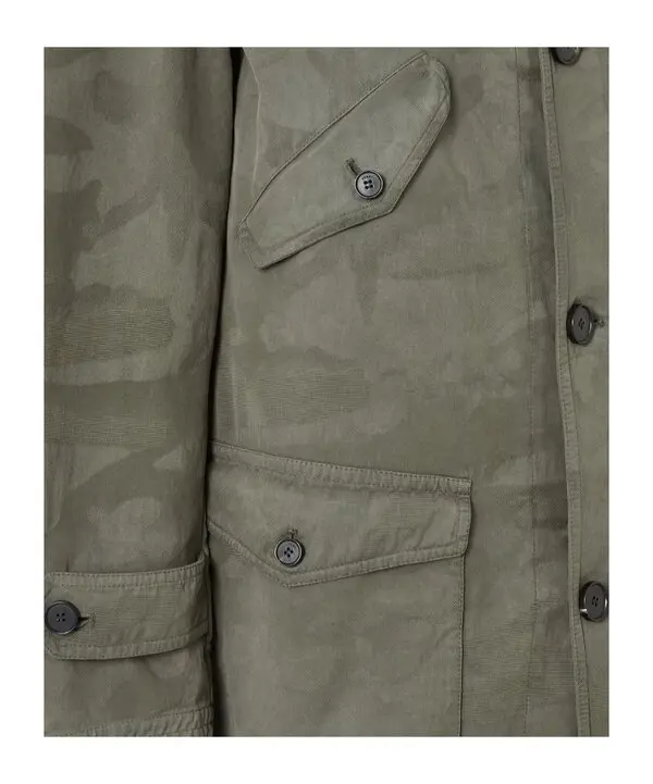 Fendi Patchwork Cotton Parka