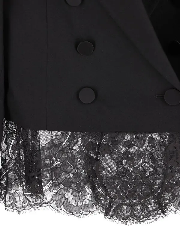 Zimmermann Valiant Lace Cropped Blazer