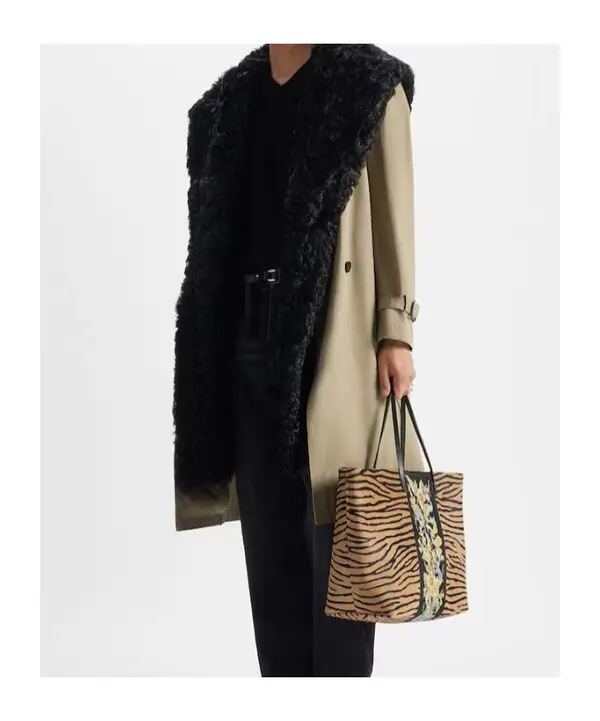 Fendi Rope-coloured Cotton Trench Coat