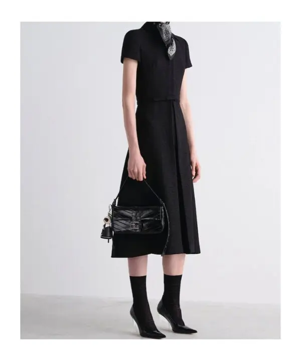 Fendi Boucle Wool Dress