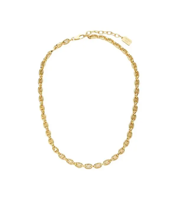 Fendi Orbit Chain Necklace - Gold
