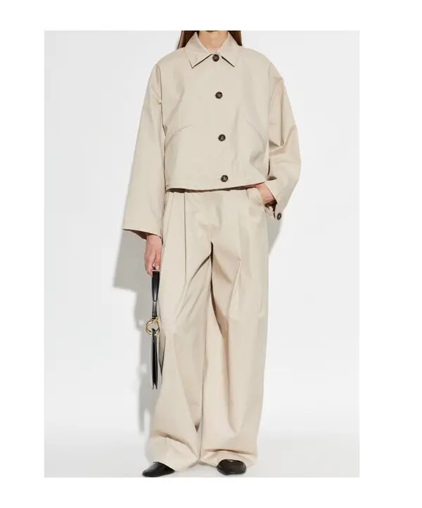 Emporio Armani Pleated Wide-leg Pants