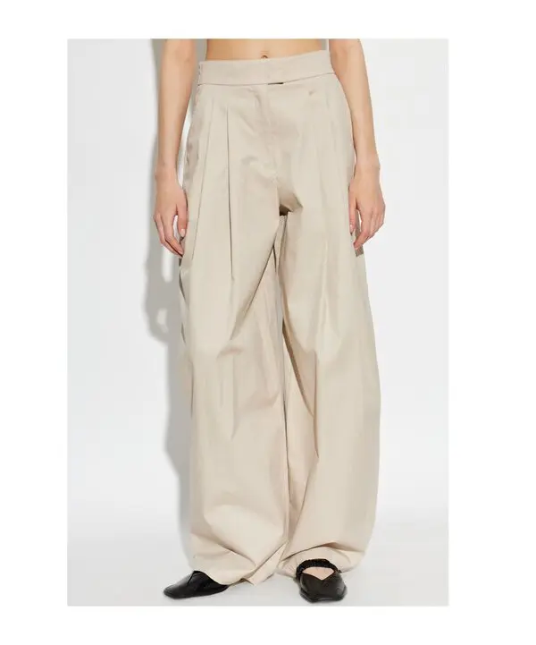 Emporio Armani Pleated Wide-leg Pants