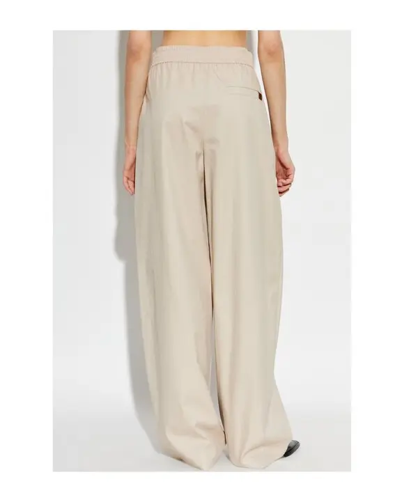 Emporio Armani Pleated Wide-leg Pants