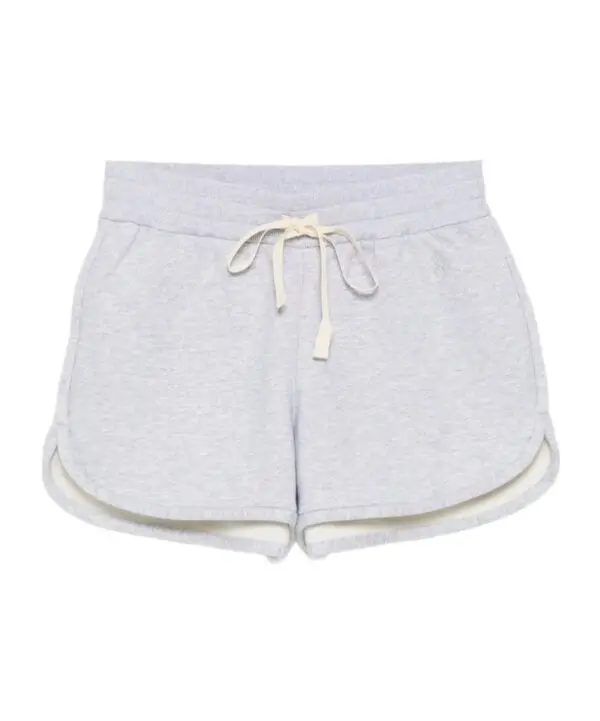 JIL SANDER Logo-embroidered Shorts - Light Gray