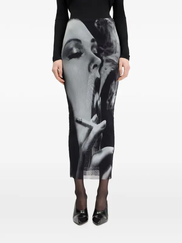 JEAN PAUL GAULTIER Midi Pencil Skirt