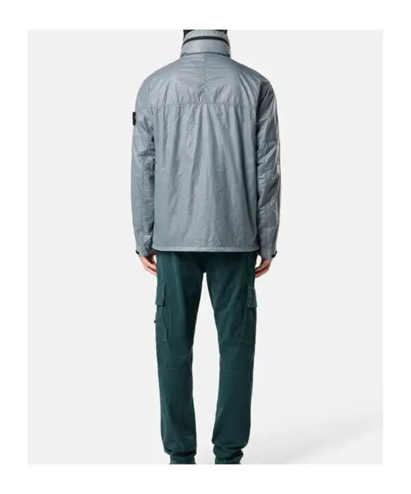 Stone Island Hooded Jacket With Water-resistant Membrane
