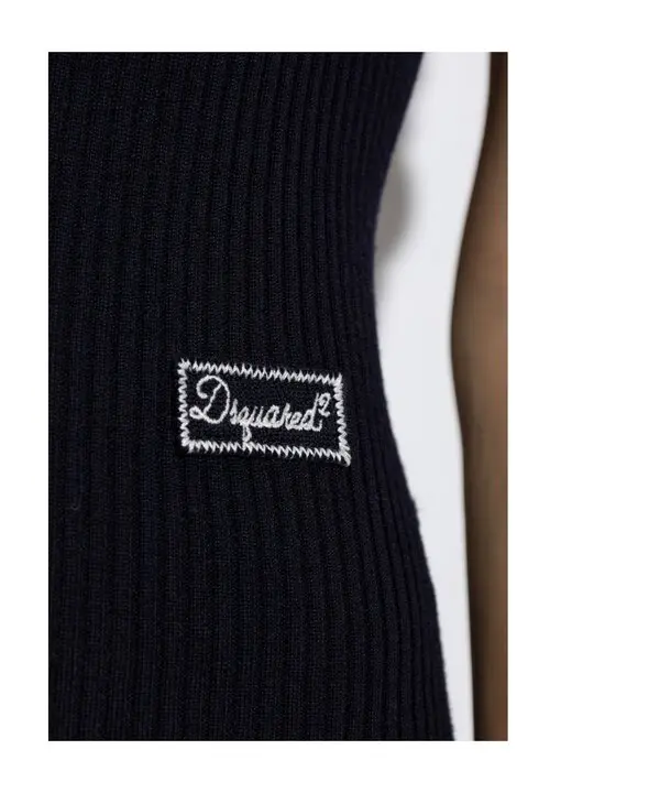 Dsquared2 Ribbed Knit Dress