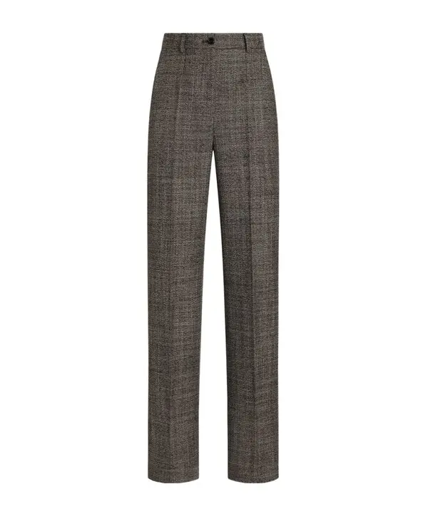 Dolce & Gabbana High-waisted Wool Trousers