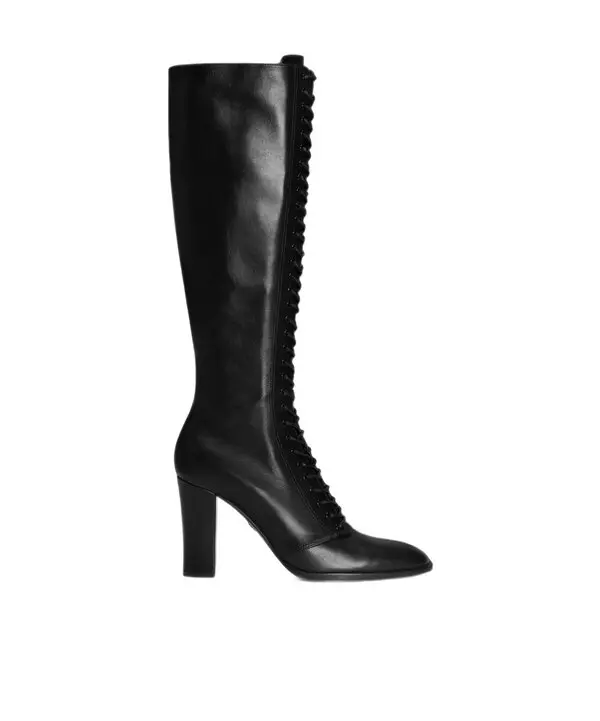 Dolce & Gabbana High-heeled Tall Boots - Black