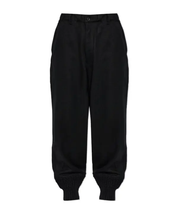 Yohji Yamamoto Ribbed Cuff Pants