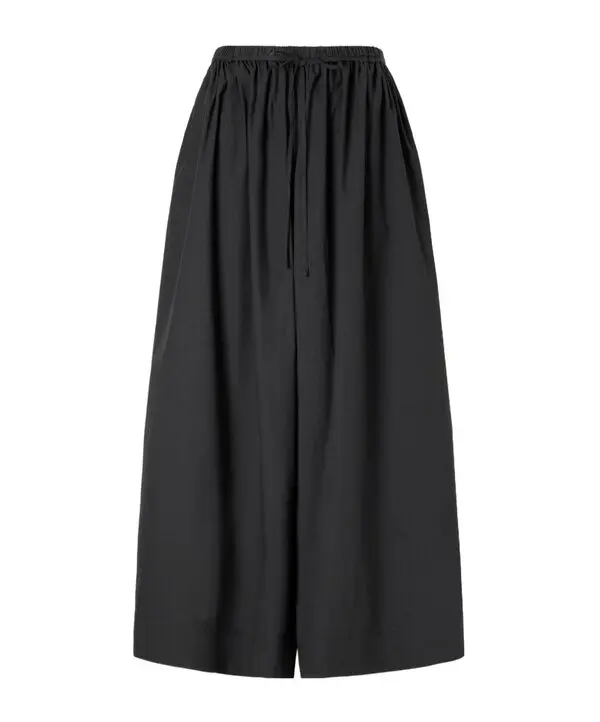 ST. AGNI Elastic Waist Casual Pants - Black