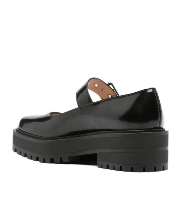 GIANVITO ROSSI Buckle-fastening Leather Loafers