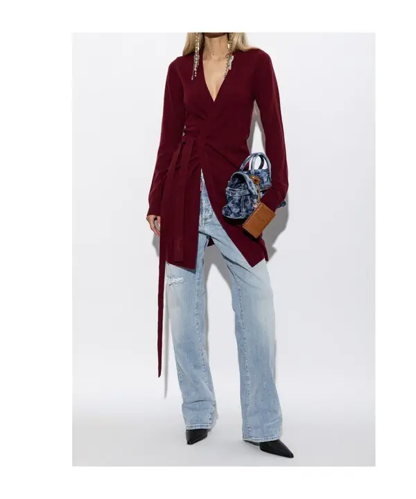 Dsquared2 V-neck Tie-front Dress