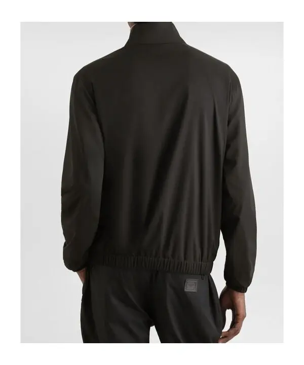Dolce & Gabbana Logo Patch Zip-up Jacket