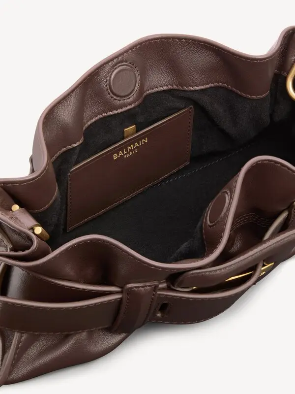 Balmain Anthem Mini Bag In Smooth Leather
