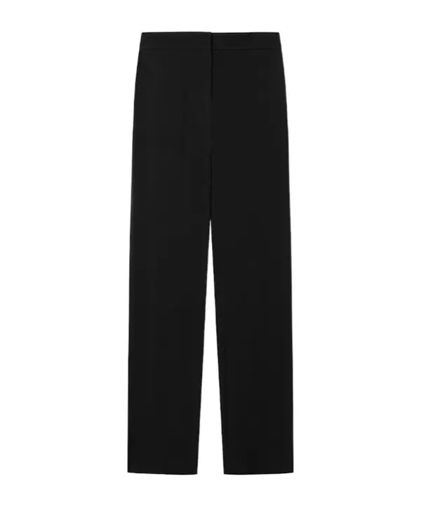 Emporio Armani Relaxed Pleated Pants - Black