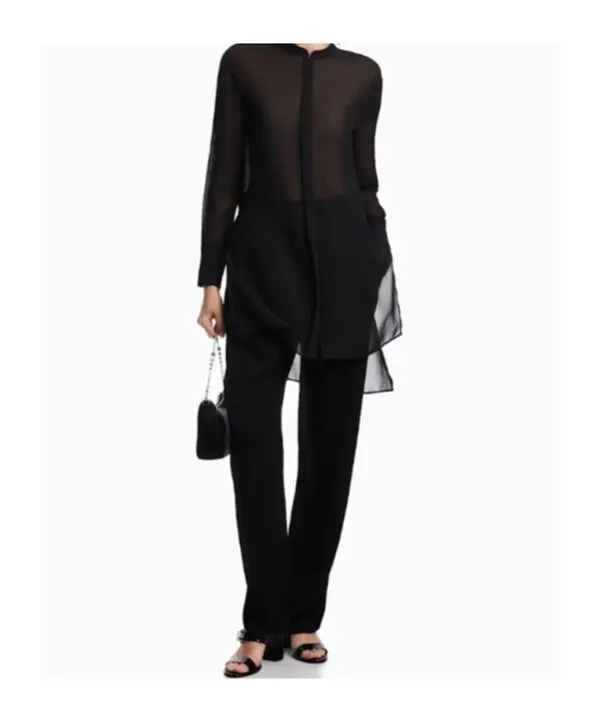 Emporio Armani Relaxed Pleated Pants