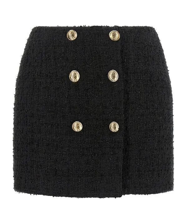 Balmain Button-detailed Mini Skirt