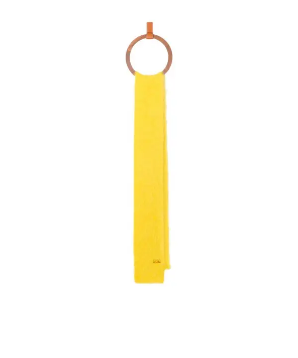 Loewe Alpaca Blend Scarf - Yellow