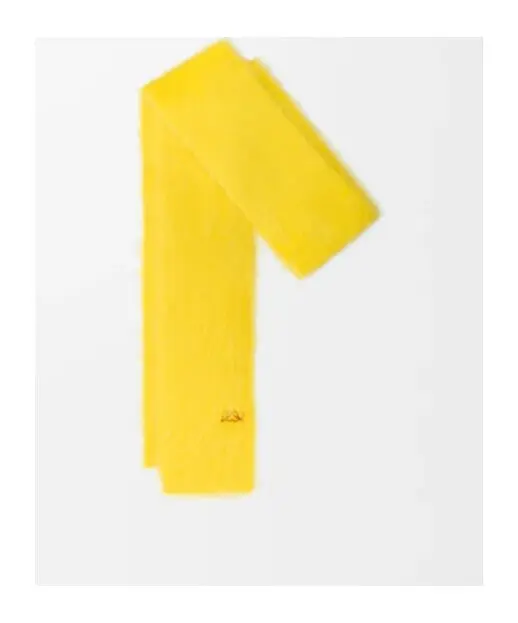 Loewe Alpaca Blend Scarf - Yellow