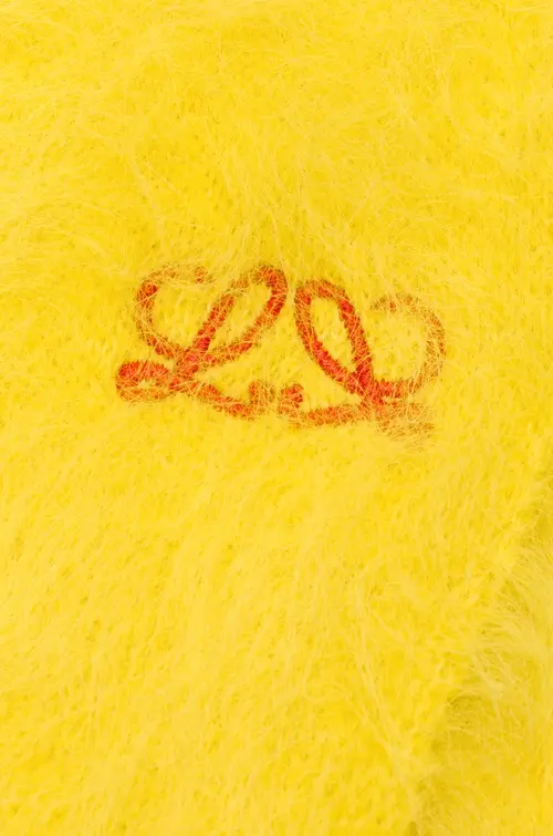Loewe Alpaca Blend Scarf - Yellow