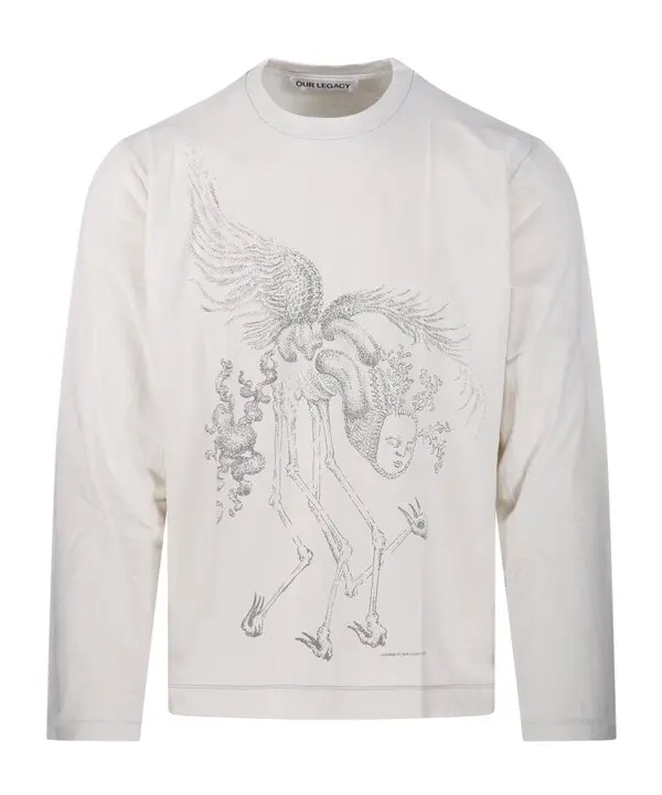 Our Legacy Box Graphic Long Sleeve T-shirt - No