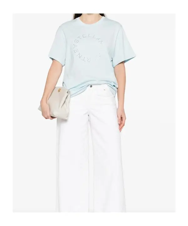 Stella McCartney Crewneck T-shirt - Light Blue
