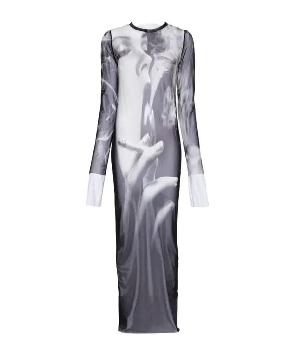 JEAN PAUL GAULTIER Smoking Long Dress - Black