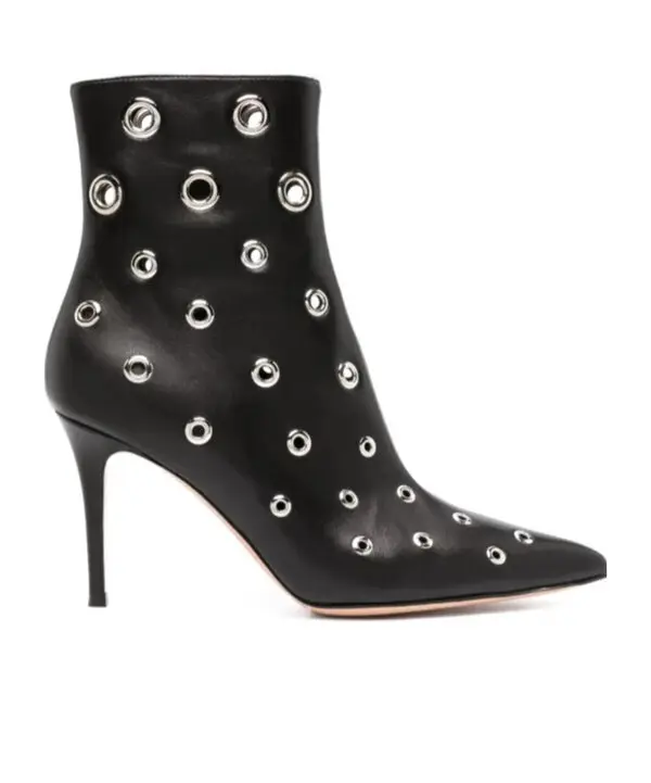 GIANVITO ROSSI 150mm Eyelet-embellished Ankle Boots